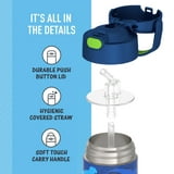 Thermos Stainless Steel Funtainer Water Bottle with Straw, Dinosaur, 14 oz - Walmart.com