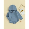 BemeyourBBs Baby Boy Girl Hooded Romper Infant Hoodie Sweatshirt Long ...