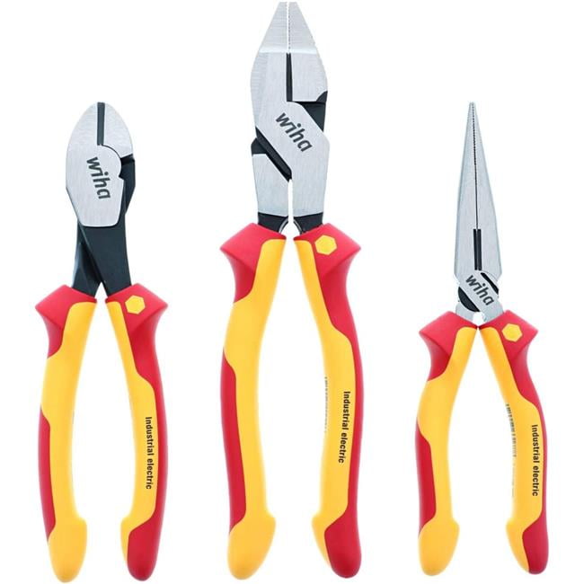 Wiha Tools USA 32968 Insulated Pliers & Cutters Set, 3 Piece - Walmart.com
