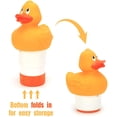 Chlorine Floater, Floating Pool Chlorine Dispenser (Duck), Fits 1 and 3 ...