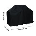 BBQ Grill Cover for BBQ Cover Outdoor Barbecue Accessories Dustproof ...