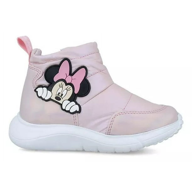 Botas Minnie Mouse Botin Niña Textil Rosa | Bodega Aurrera en línea