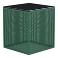 Furniture of America Emree Glass Top Side Table, Green - Walmart.com