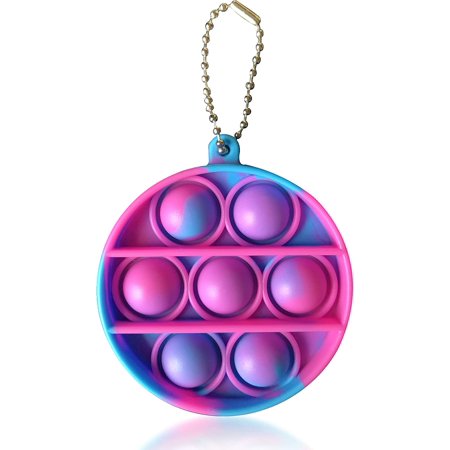 IGUOHAO Mini Pop Push It Fidget Toy Keychain Pop Bubble Popping Fidget ...