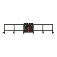 Hyper Tough Multi-Hook Rack Organizer, Wall Mount, Snap Rail System ...