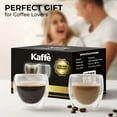 Kaffe Double Wall Small Glass Espresso Cups, 3oz, Set of 2 - Walmart.com