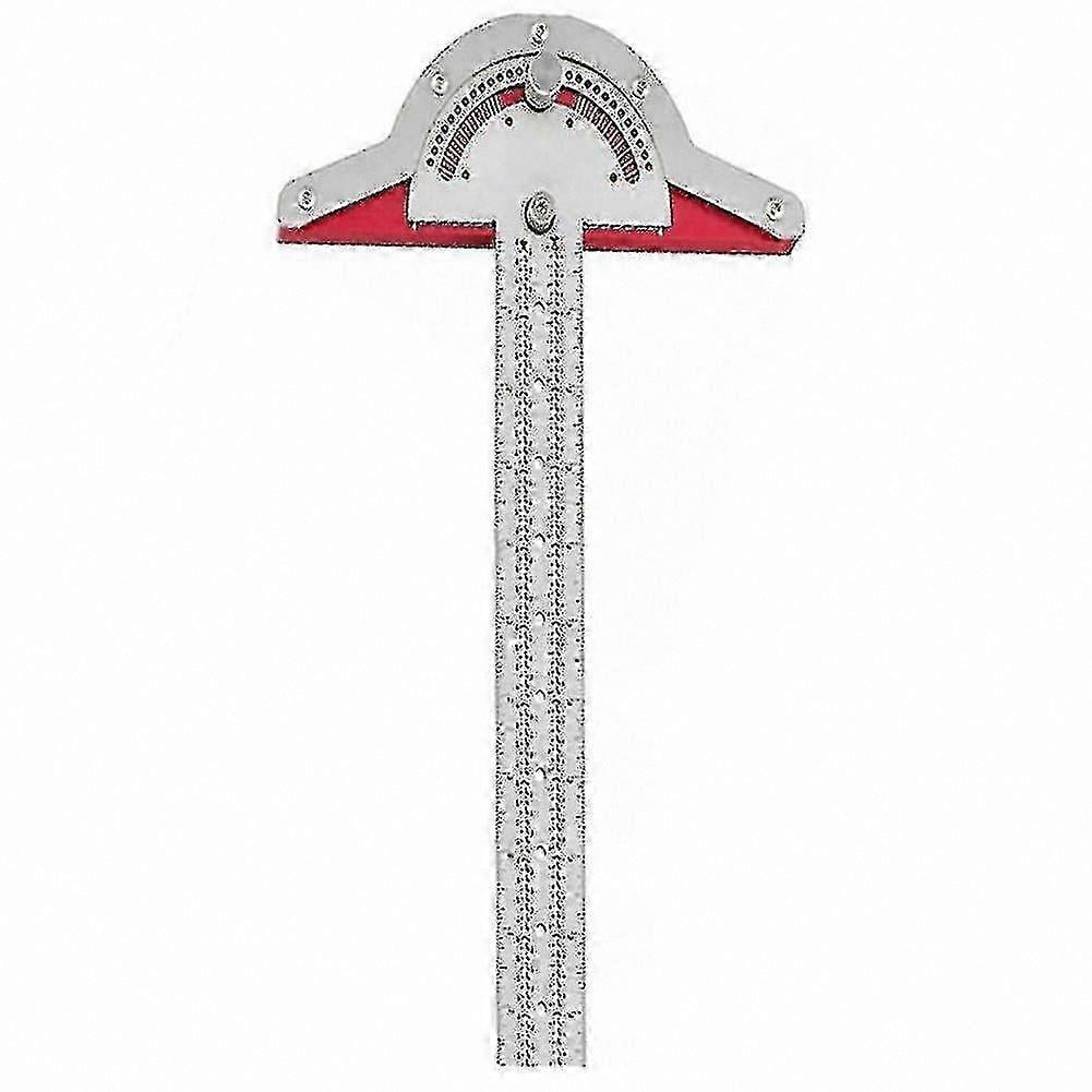 Woodworking Angle Measuring Tool, 20-inch Two-Arm Ruler with Protractor ...