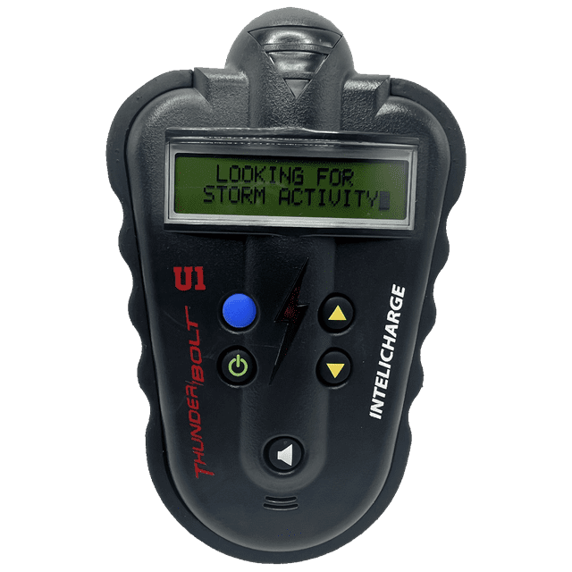 ThunderBolt U1 Lightning Detector - Rechargeable Handheld Lightning ...
