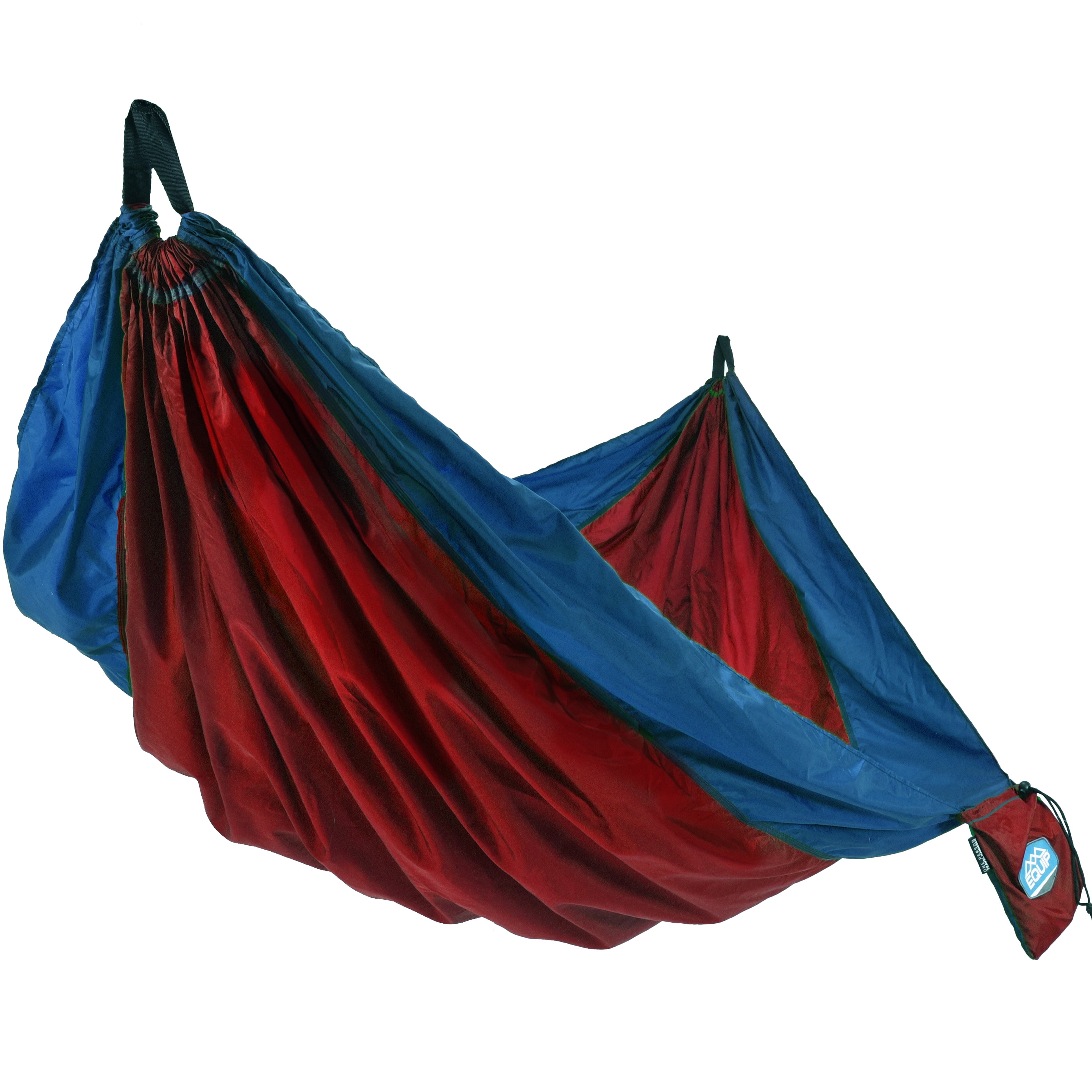 Equip Two Person Travel/Tree Hammock - Solid - Blue Band/Red Body Size ...
