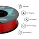 eSUN 1.75mm Fire Engine Red PLA PRO (PLA+) 3D Printer Filament 1KG ...