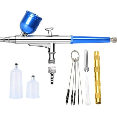 Handheld Airbrush Kit Portable Gravity Feed Spray Airbrush Pen Kit Pump ...