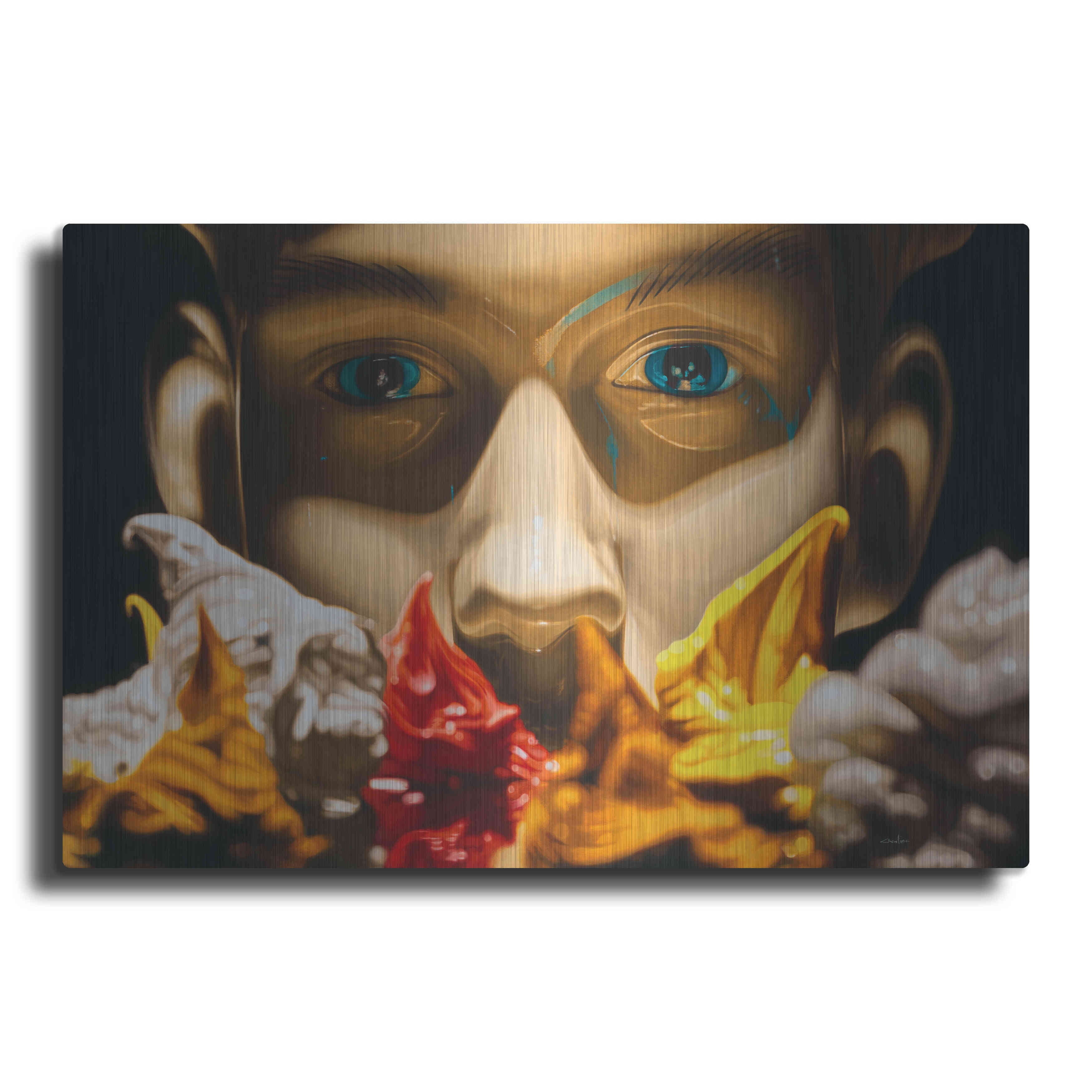 Luxe Metal Art 'True The Artist' by Francois Chartier, Metal Wall Art ...