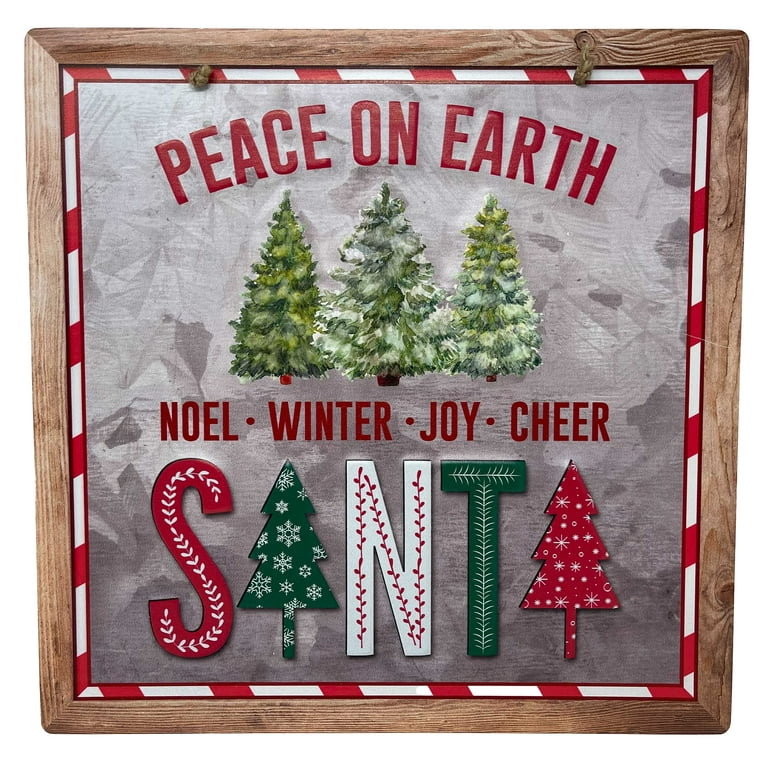 Peace On Earth Christmas Signs