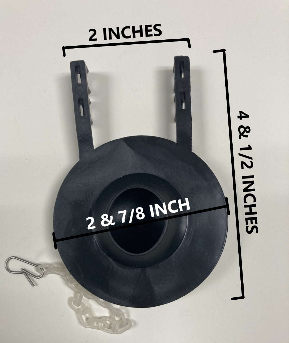 2 inch Flapper Valve Replacement, Soft Rubber by NuFlush - Walmart.com