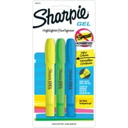 Sharpie Clear View Tip Highlighters, Yellow, 3 Count - Walmart.com