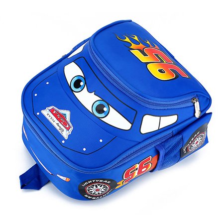 Disney Kids Cars Backpack Lightning Mcqueen 'piston Cup Champion' 3d ...
