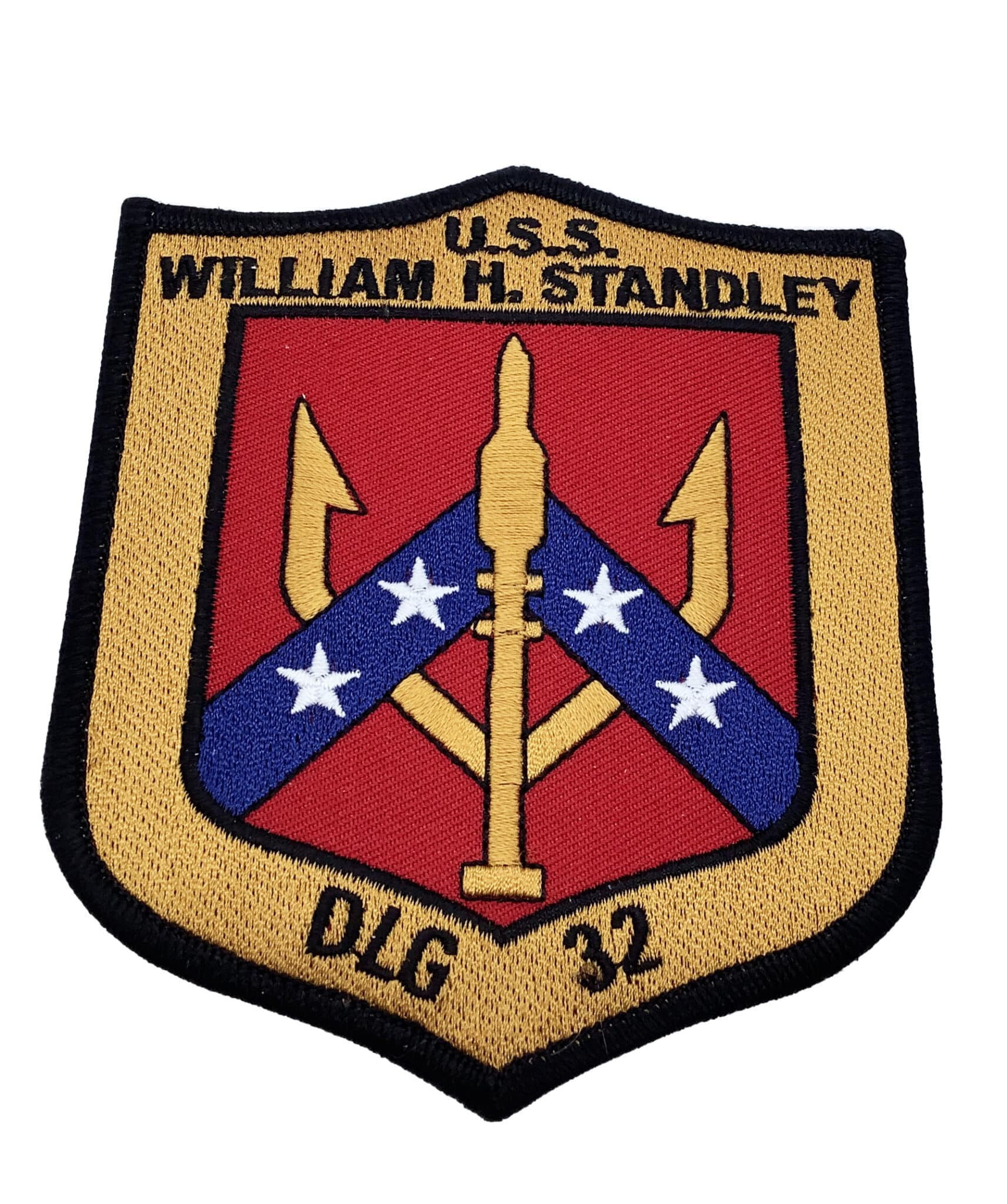 DLG/CG-32 USS William H. Standley Patch – Sew On, Navy - Walmart.com