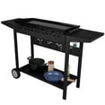 Vebreda 4-Burner 30" Griddle Propane Gas Grill, Black - Walmart.com