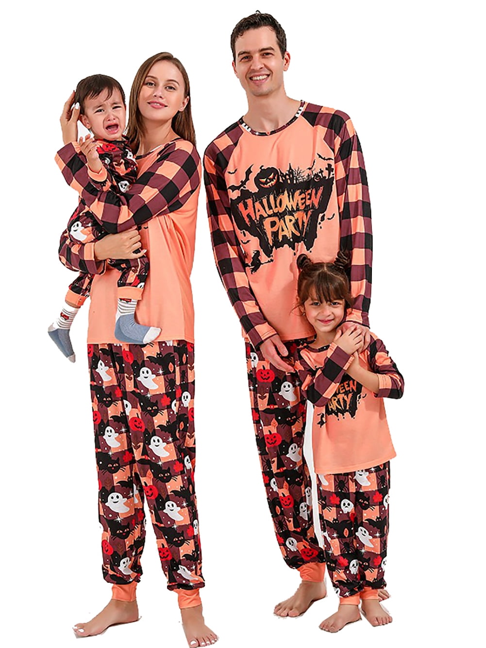 Actoyo Halloween Matching Family Pajamas Sets Holiday 2 Piece Pjs Set ...
