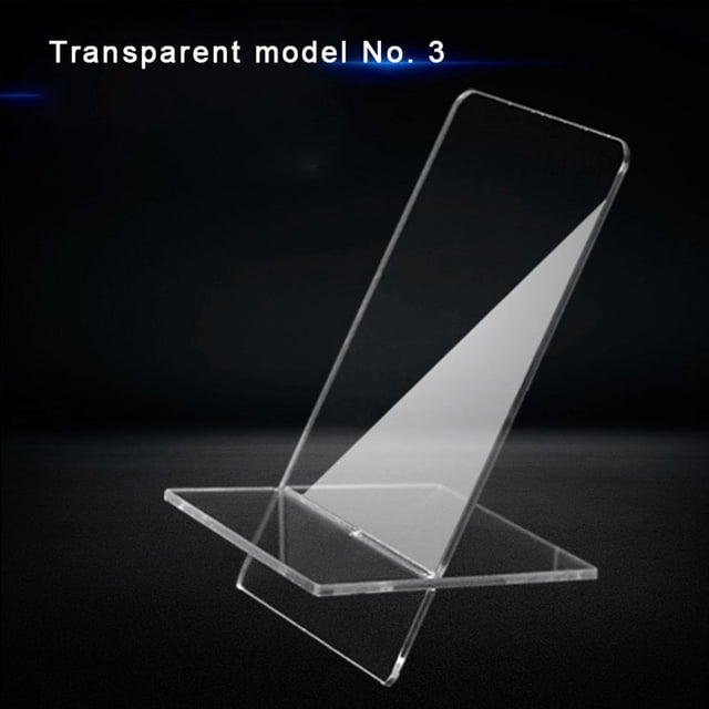 10Pcs Acrylic Counter Display Stand Acrylic Mobile Phone Stand Lazy ...