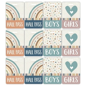 Teacher Created Resources, Gender Specific Hall Pass, 1 Each ...