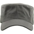 Cadet Army Military Fitted Botton Cap Basic Everyday Castro Radar Hat ...