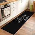 Area Rug 2x6ft Laundry Room Words Area Rugs Washable Low Pile Floor ...