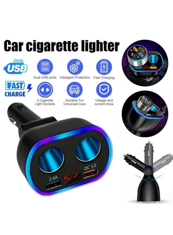 Cigarette Lighter Adapters in Other Interior Car Accessories - Walmart.com
