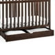 Delta Children Under Crib Roll-Out Storage Trundle, Walnut Espresso ...