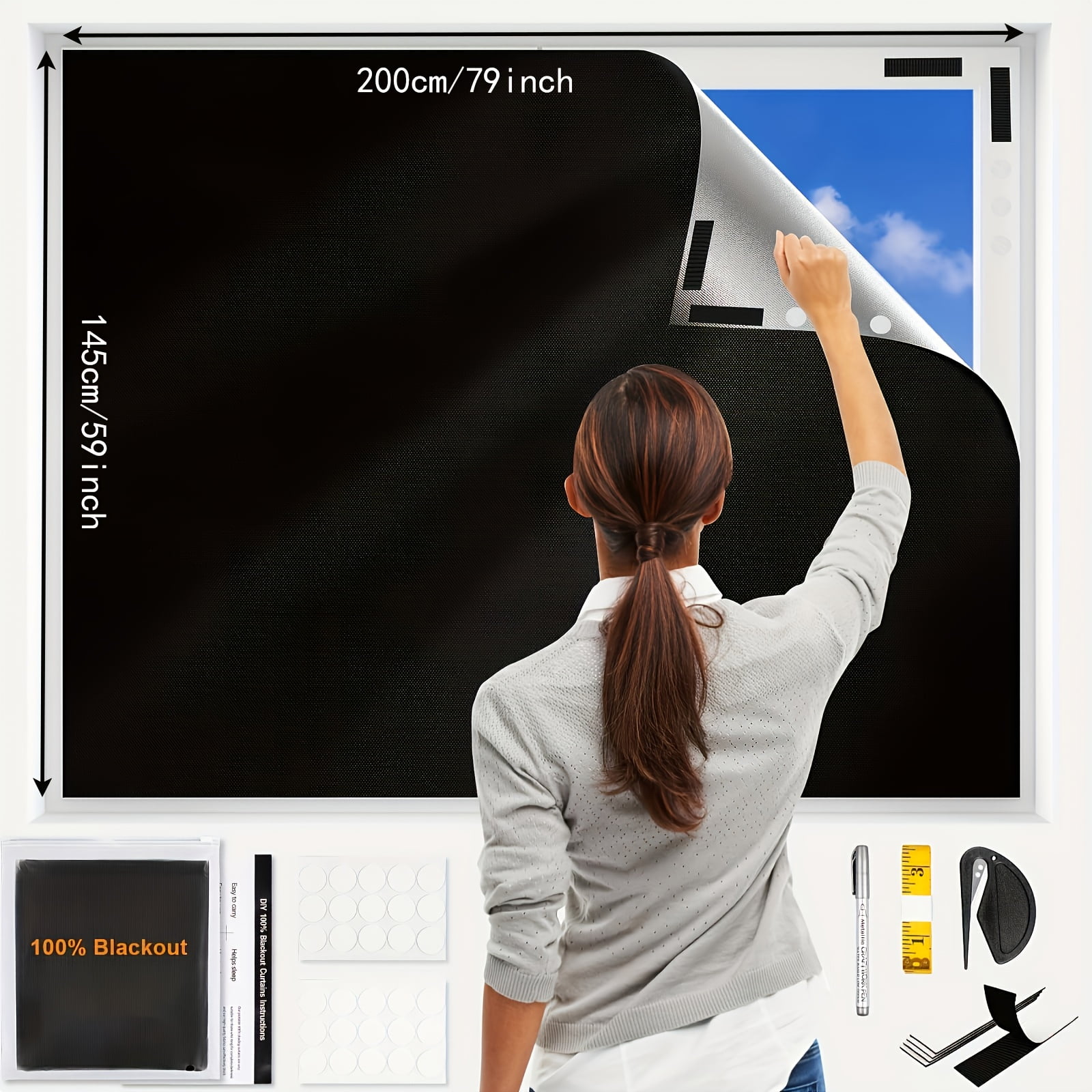 Click here for Debgfs 100 Blackout Curtains 24 X 59 39 X 59 79 X... prices