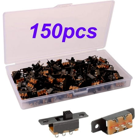 Hongchun 150pcs 3 Pin 2 Position Slide Switch, SPDT on/on Mini Slide ...