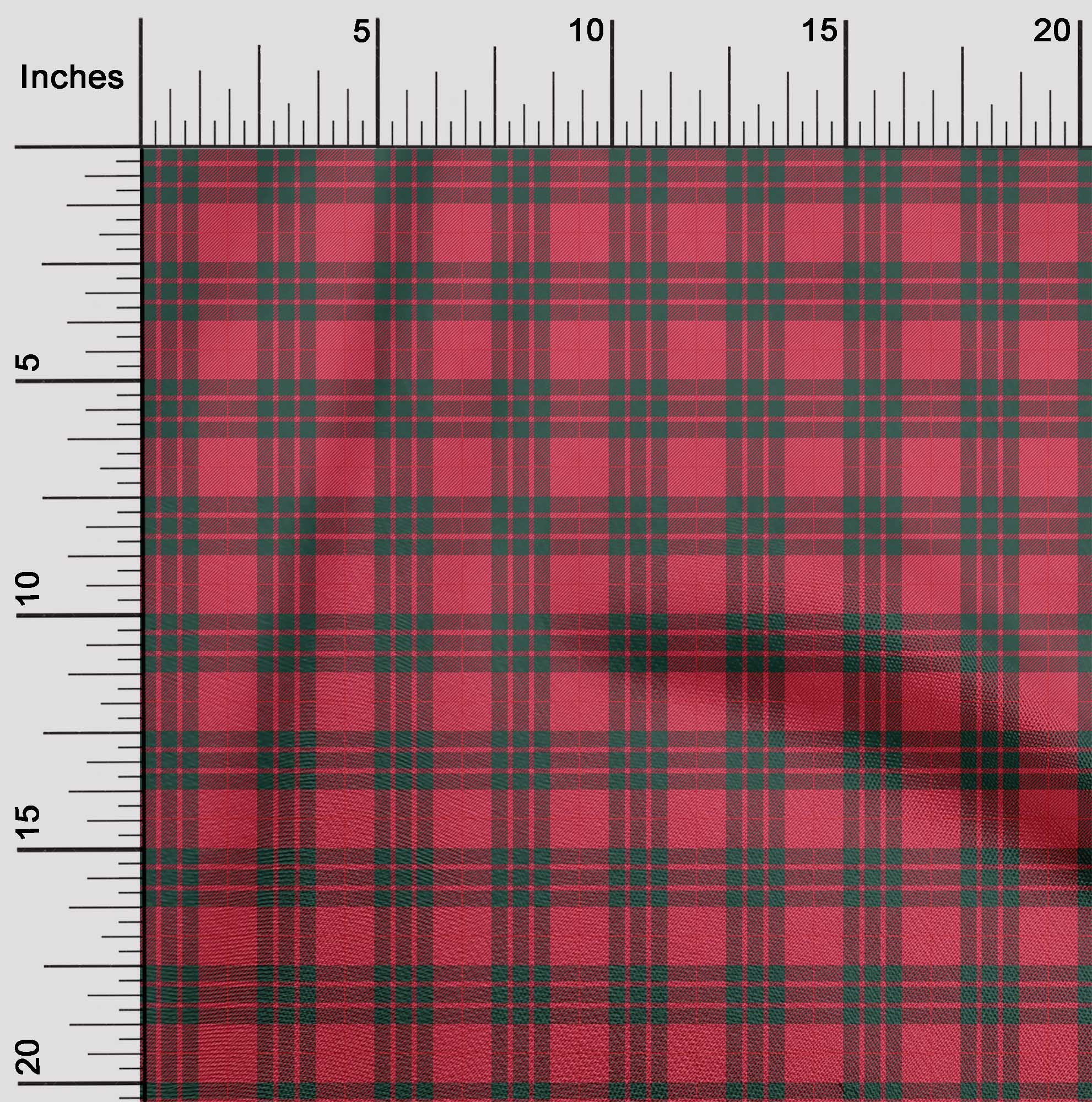 oneOone Viscose Jersey Fabric Tartan Check Print Fabric By Yard 60 Inch ...