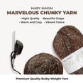Mary Maxim Marvelous Chunky Yarn 5 Weight Bulky Yarn Acrylic, 270 Yards ...