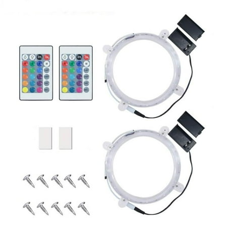 ruzhgo Cornhole Lights for Hole Multicolor Changing 16 Colors Remote ...