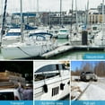 4 Pcs Premium Boat Fender Lines 3/8"x15' with Eyelet, Double Braid ...