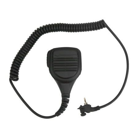 Walkie Talkie Mic,Handheld Microphone Shoulder Speaker Two Way Radio ...