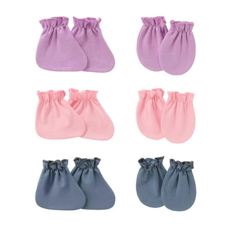 QUETO Mittens for Newborns Foot Cover #6 Pairs 0-6 Months - Organic ...