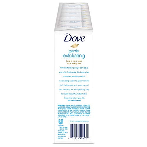 Dove Beauty Bar for Softer and Smoother Skin Gentle Exfoliating ...