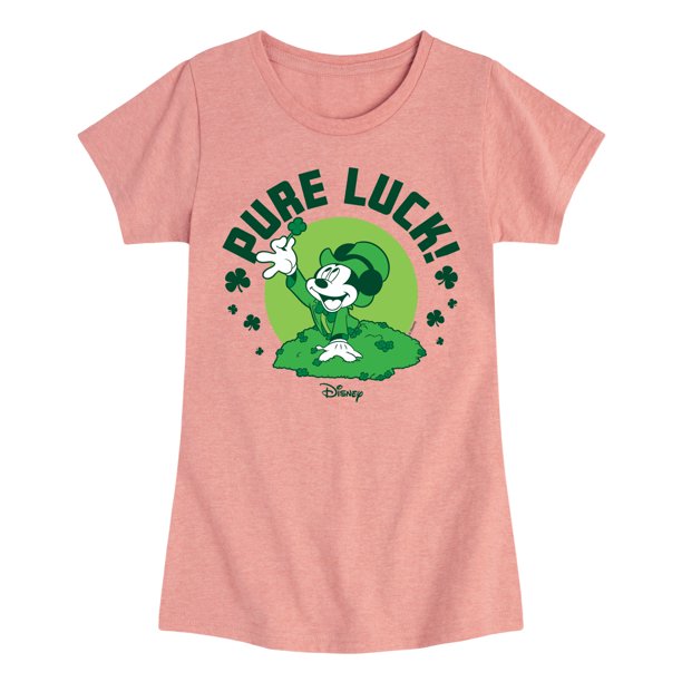 Disney - Pure Luck - Toddler And Youth Girls Short Sleeve Graphic T ...