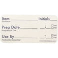 Writable Food Rotation Labels Prep Date Use by Permanment Adhesive 1 x ...
