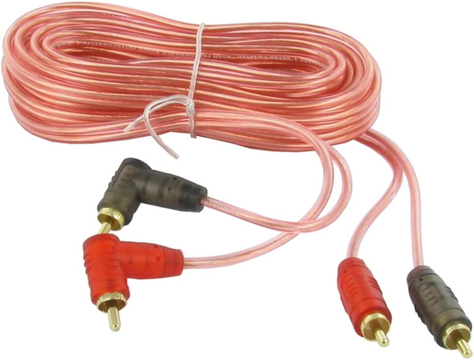 Transparent RCA Interconnect Audio Cables 3 ft. - Walmart.com
