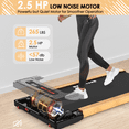 Under Desk Treadmill, Adjustable Indoor Walking Running Exercise ...