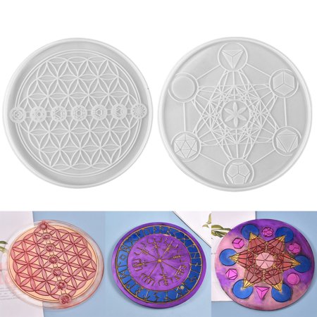Zeus DIY Crystal Epoxy Silicone Mold Cool Divination Compass Swing ...