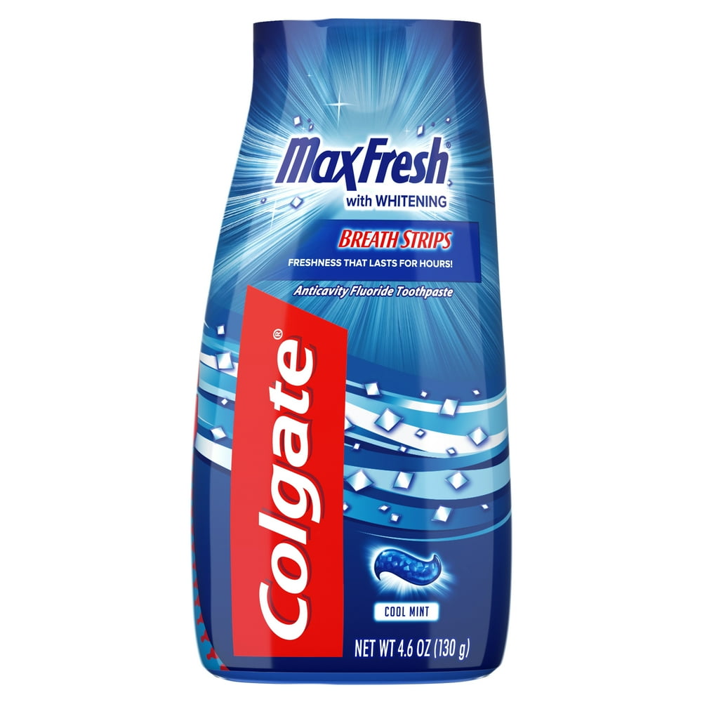 Colgate Max Fresh Liquid Gel 2-in-1 Toothpaste and Mouthwash, Cool Mint ...