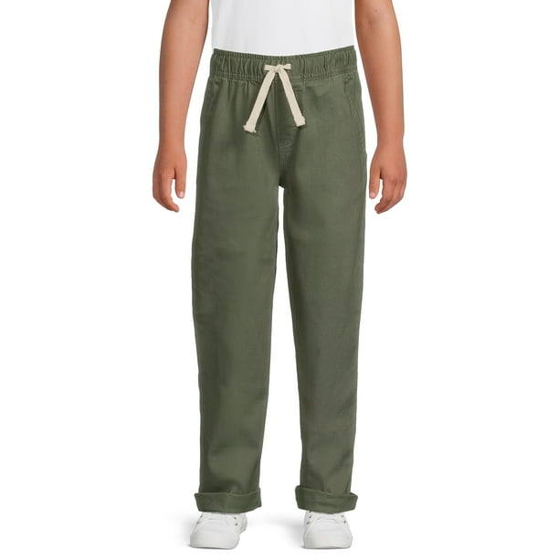 Wonder Nation Boys Woven Pull On Pants, Sizes 4-18 & Husky - Walmart.com