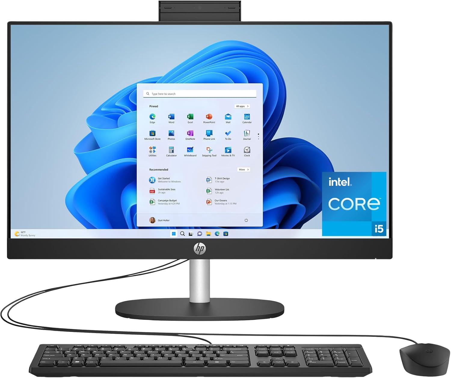 Restored HP 24-cr0320 All-in-One Desktop Intel Core i5-1334U, 8GB RAM ...