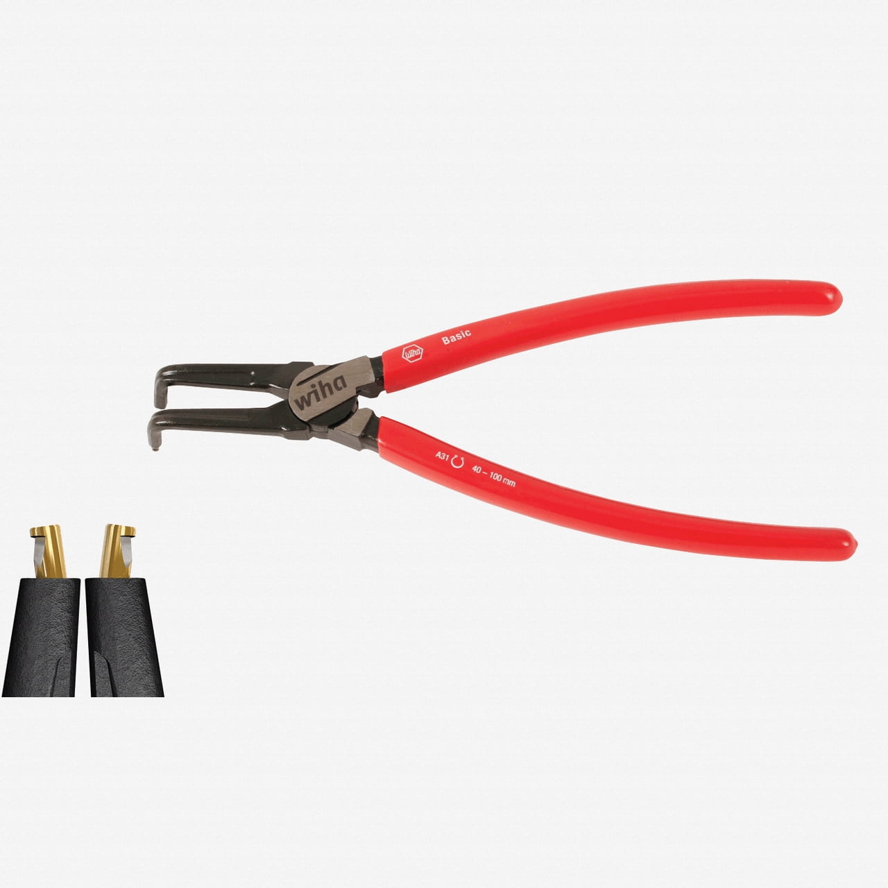 Wiha 34626 1-1/2 - 4" MagicTip 90 Degree External Ring Pliers - Walmart.com