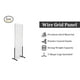 Bonnlo 6' x 2' Wire Grid Panel Tower with T-Base Floorstanding,Wire ...