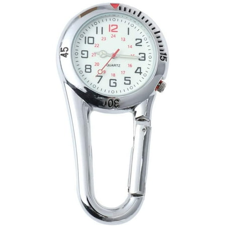 Clip On Quartz Watch for Men and Women, ackpack uckle elt fo Watch ...