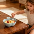 Apple-shaped Friend Bowl - Toddler Self-feeding Utensil, Dishwasher ...